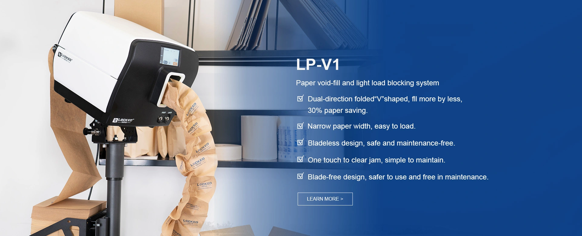 Protective Packaging Machine & Material